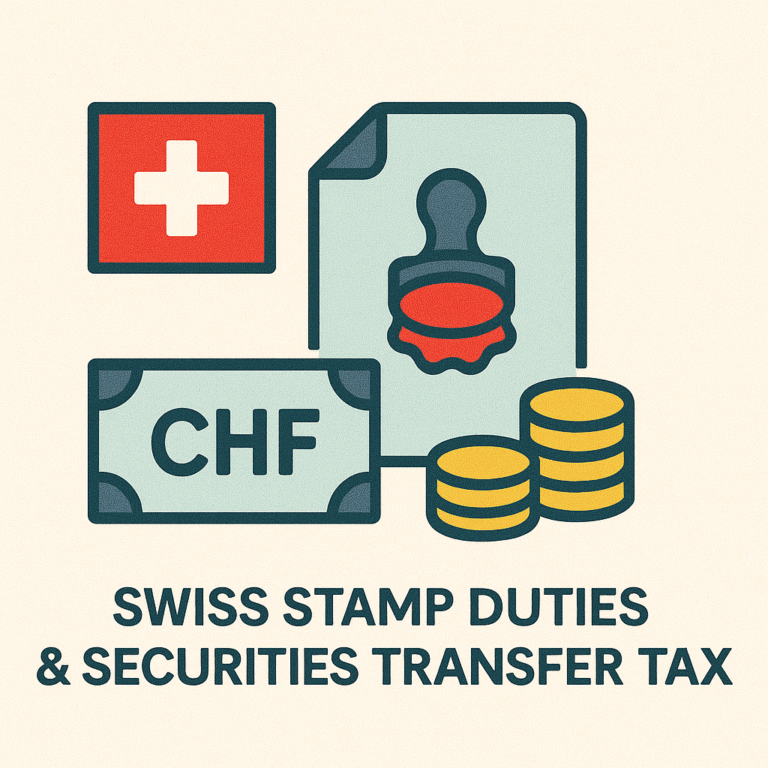 Swiss Stamp Duties & Securities Transfer Tax Explained