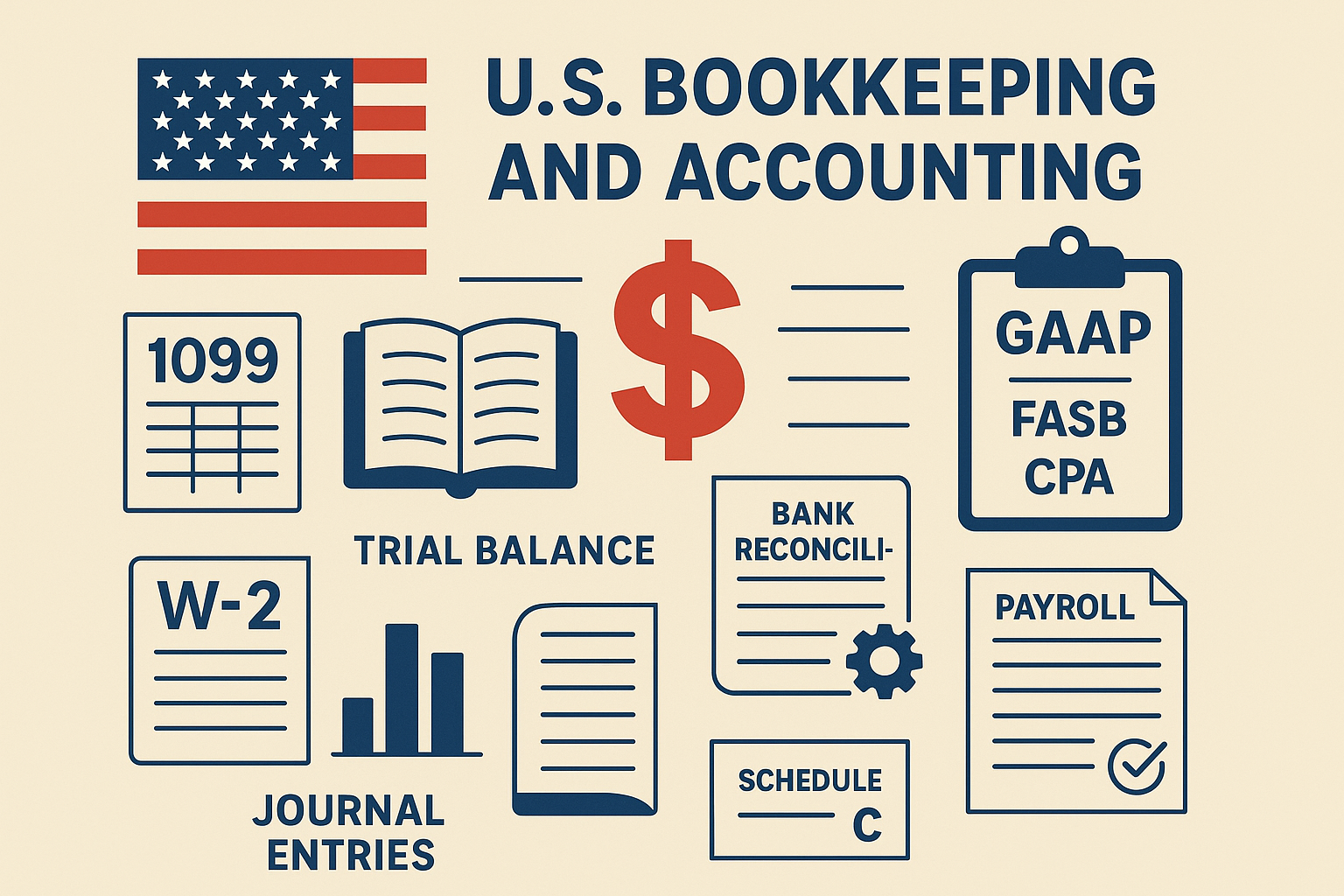U.S. Bookkeeping, Accounting & Tax Reporting — Overview